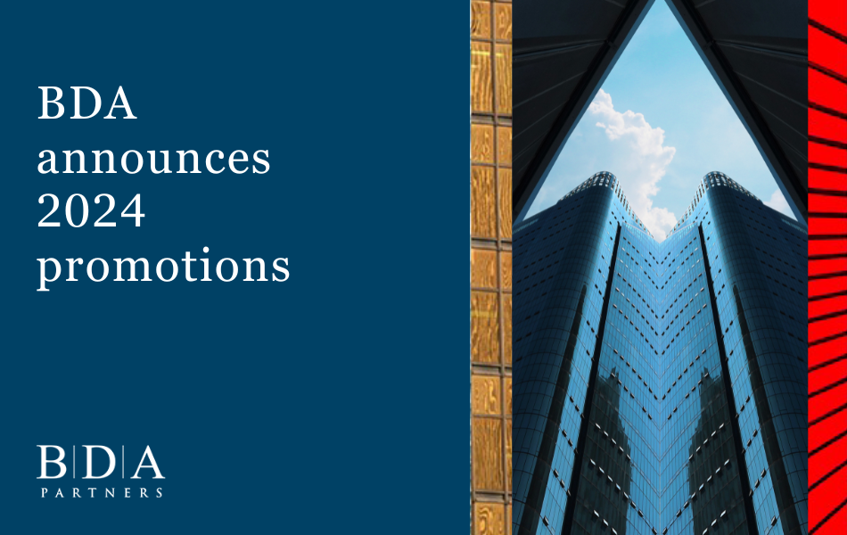 BDA Partners announces 2024 promotions - BDA Partners